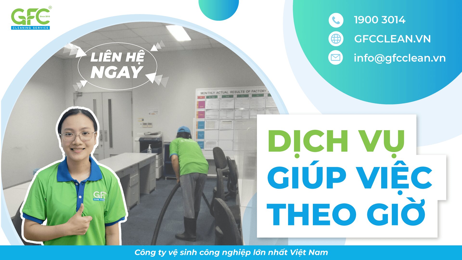 GFC CLEAN - Công ty dịch vụ vệ sinh công nghiệp lớn nhất Việt Nam