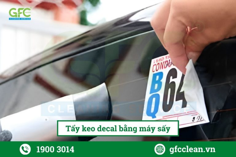 10 cách tẩy keo decal cực dễ, đảm bảo sạch 100%
